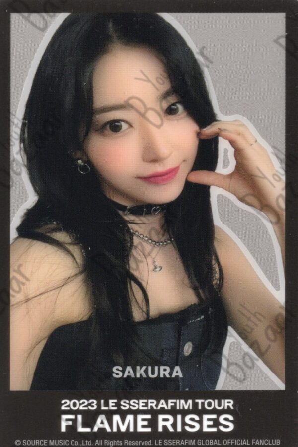 Sakura - 2023 Le Sserafim Tour Flame Rises in Japan Official Fanclub ...